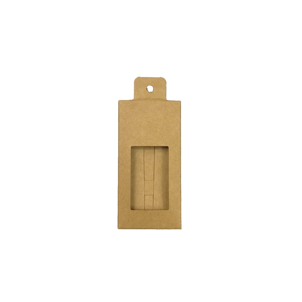 Kraft Paper Coaster Packaging Box With Hang Hole - Buy Coaster ...