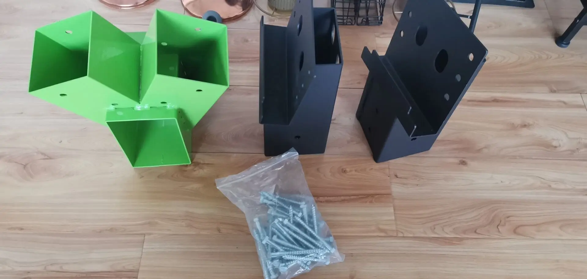 Playhouse Square Beam Swing Corner Bracket - Heavy-Duty Metal