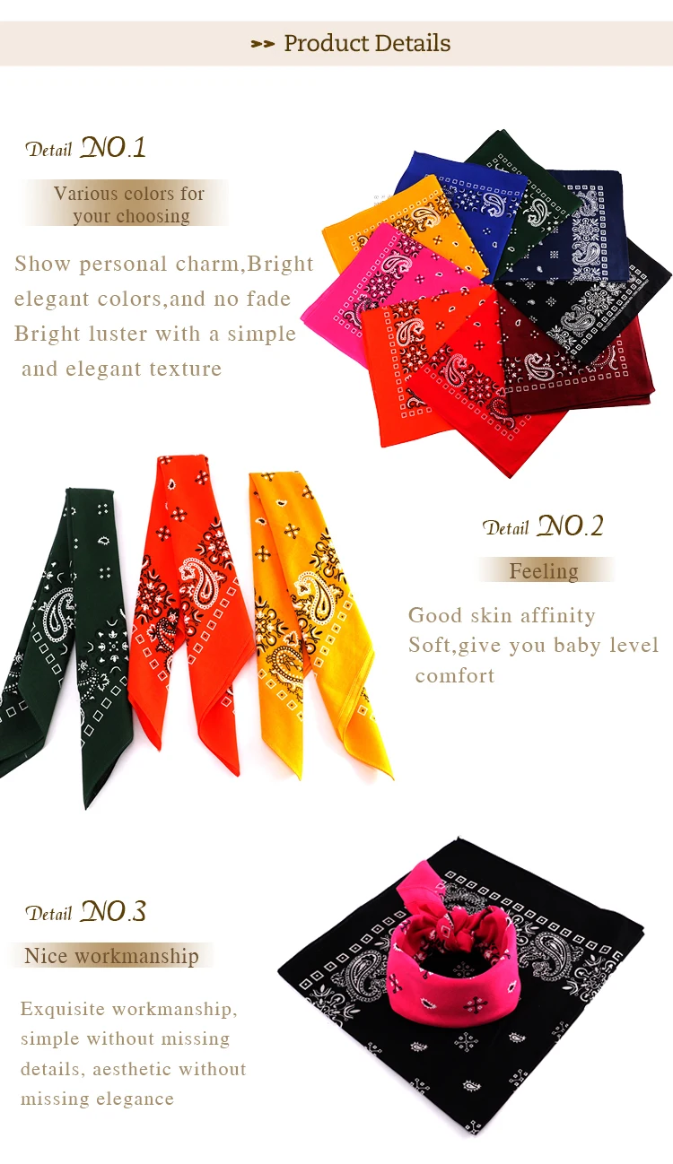 Wholesale Multifunctional Custom Logo Digital Printed 100% Organic ...