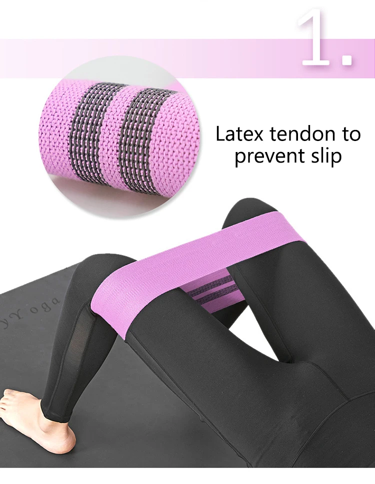 Nylon Striated Tension Band Sports Fitness and Shaping Durable Material ...