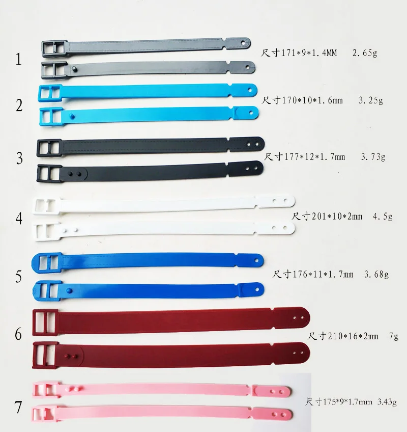 Customized logo Plastic Luggage Tag Strap, Label Tag Loop Straps ...