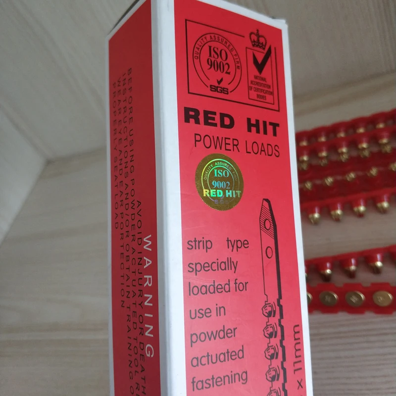 High Quality RED HIT Power Loads .27 CAL 6.8*11 Cartridges, View RED ...