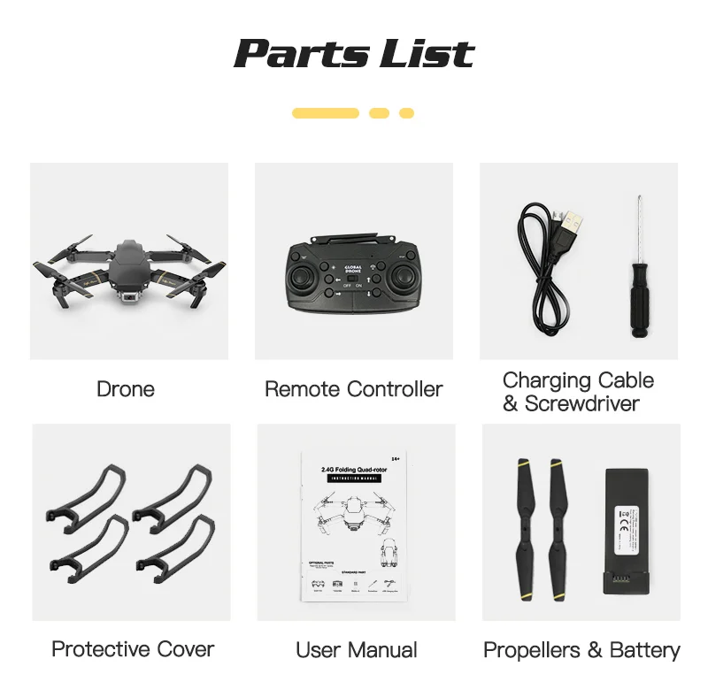 1080p Wireless Transmitter Mini Receiver Foldable Rc Drone With Camera ...