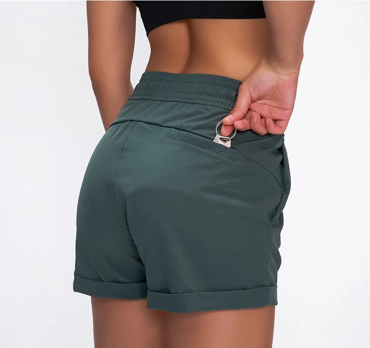 Sportshorts Dames Gym VIGVAN 2-in-1 Hardloopbroek Voor Dames ...