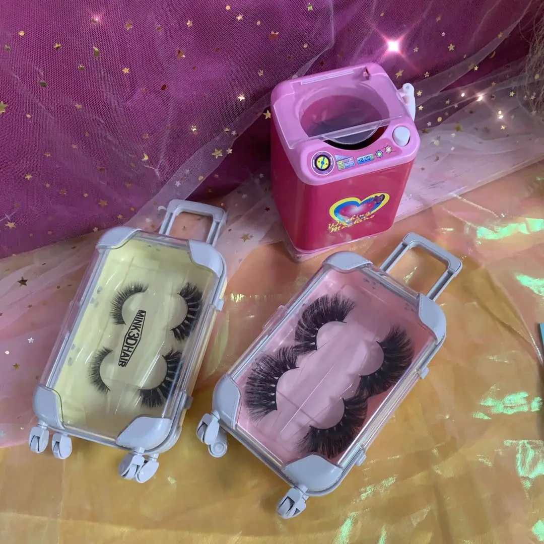 2022 New Arrive Mink Color 25mm Eyelash Extension Wholesale Lash Washer ...