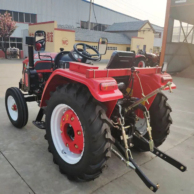 Agrícola 4x4 tractor de rueda de 30hp 40hp 45hp 50hp 55hp 60hp 70hp ...