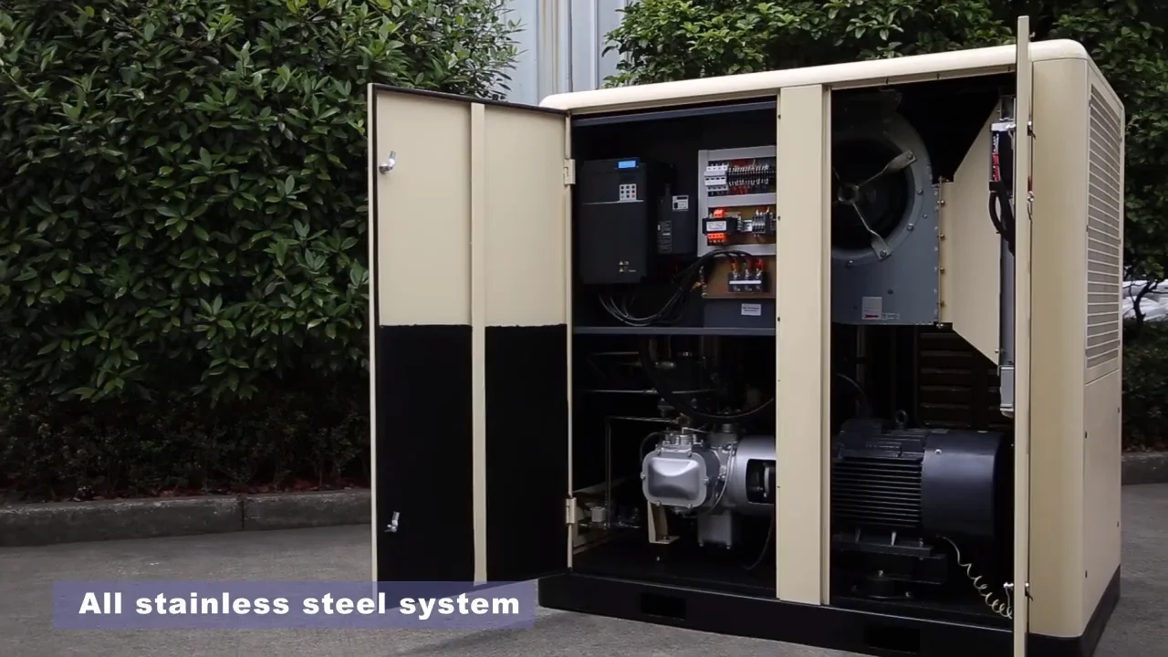 Apcom 1800 Cfm 380 Hp 280 Kw无油空气压缩机1800cfm 380hp 280kw螺杆无油空气压缩机 - Buy 无 ...