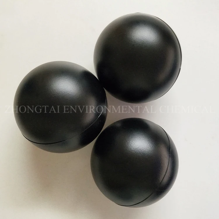 4" Hdpe 100mm Plastic Floating Hollow Ball Shade Ball - Floating Covers ...
