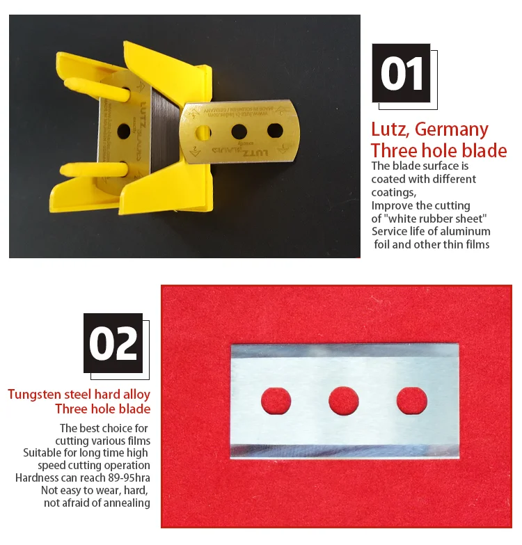 Carbon Steel The Standard Lutz Three Holes Blade Film Slotted Slitter ...
