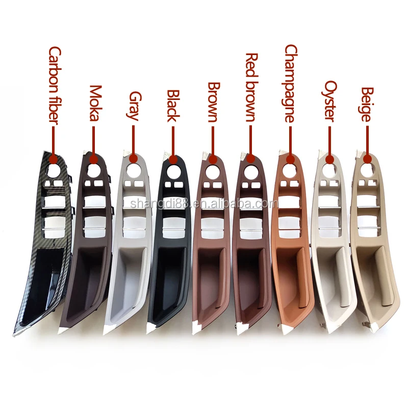 Interior Door Armrest Pull Handle Inside Trim 4pcs Set Plastic ...