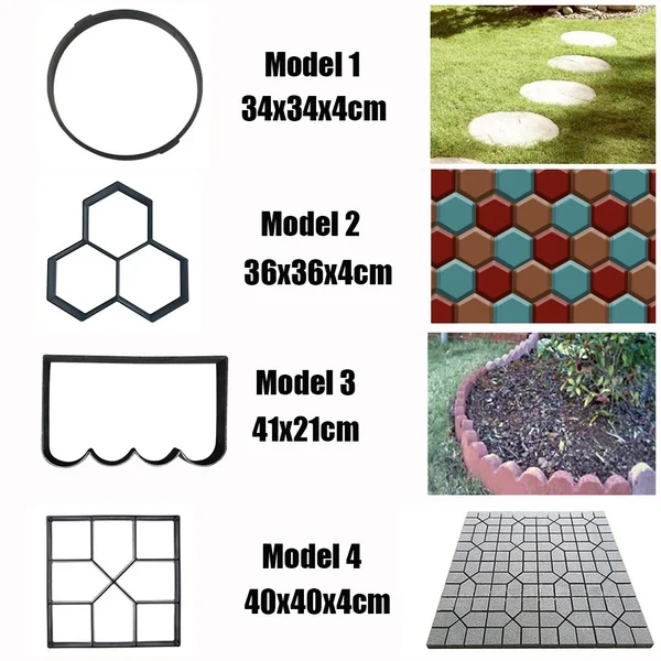 Plastic Paving Stone Form for Paver Durable Concrete Paving Slab Stone ...