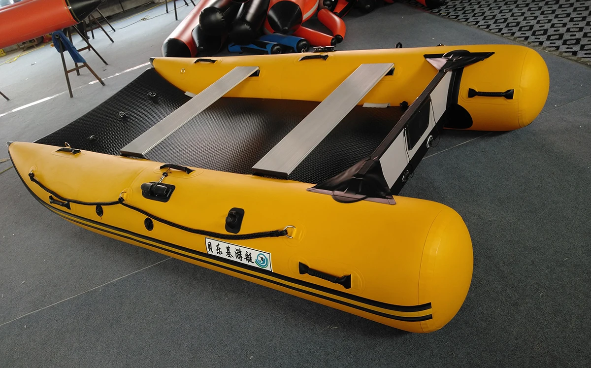 Pvc Material Inflatable Catamaran Boat - Buy Inflatable Catamaran For ...