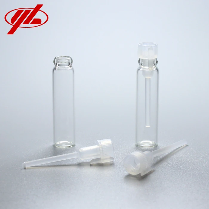 1ml Clear Neutral Borosilicate Tubular Small Glass Vial For Cosmetic ...