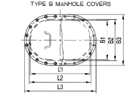 Type B Manhole Covers for Ship - Durable & Efficient