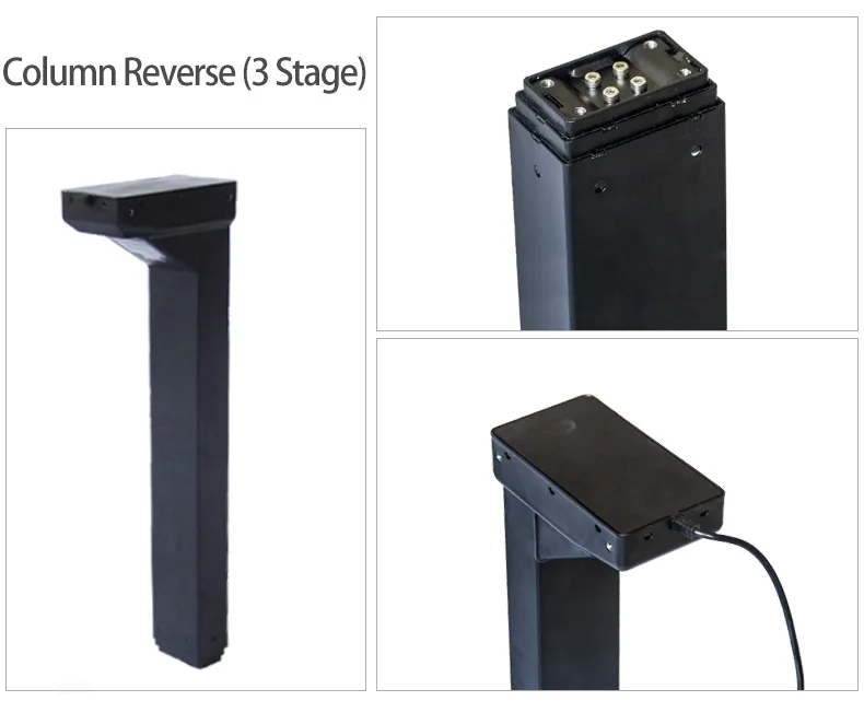 Three-Stage Electric Lifting Columns for Adjustable Height Table ...