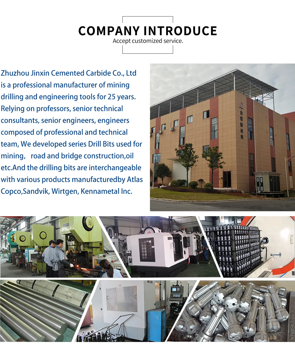 Zhuzhou Jinxin Cemented Carbide Group Co., Ltd. - Tungsten Carbide Oil ...