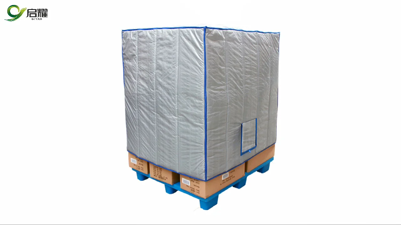 Eco Customized Waterproof Polyester Cotton Insulated Pallet Covers ...