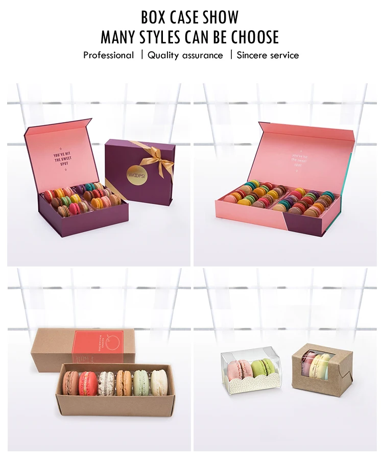Factory Custom Cheap Price Luxury Macaroon Package Box with Window ...