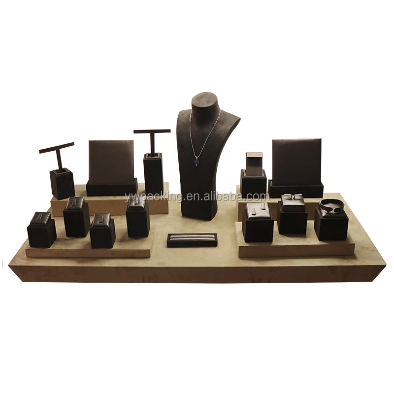 Custom Shop Luxury Jewelry Display Set Stand For Trade Show - Buy ...