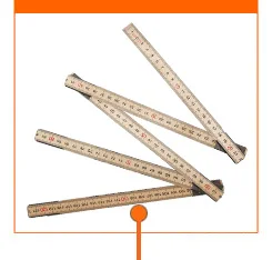 Kseibi Extra Long Wooden Folding Ruler Measuring Tool For Carpenter ...