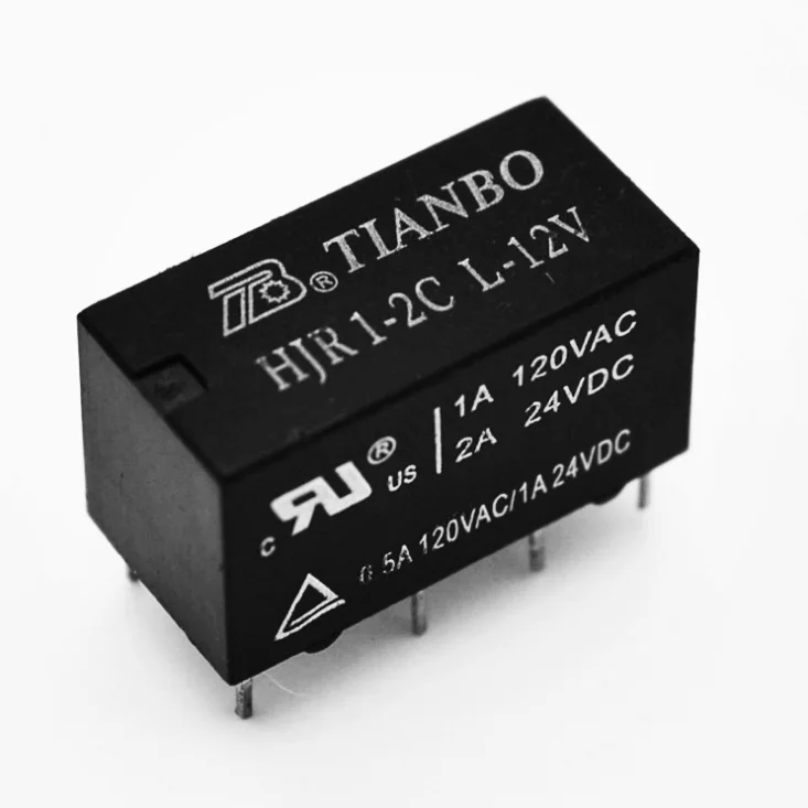 4078 Relay 12v Dpdt Relay Hjr1-2c L-12v Tianbo Signal Relay - Buy Hjr1 ...