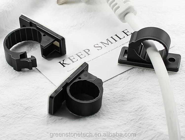 Ly-10j Plastic Nylon Pa66 Self Adhesive Cable Clips - Buy Cable Clips ...