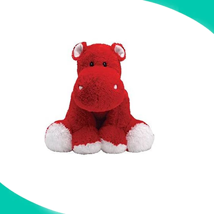 High Quality Factory Custom Red Hippo Plush Toy Hippo Stuffed Toys Made ...