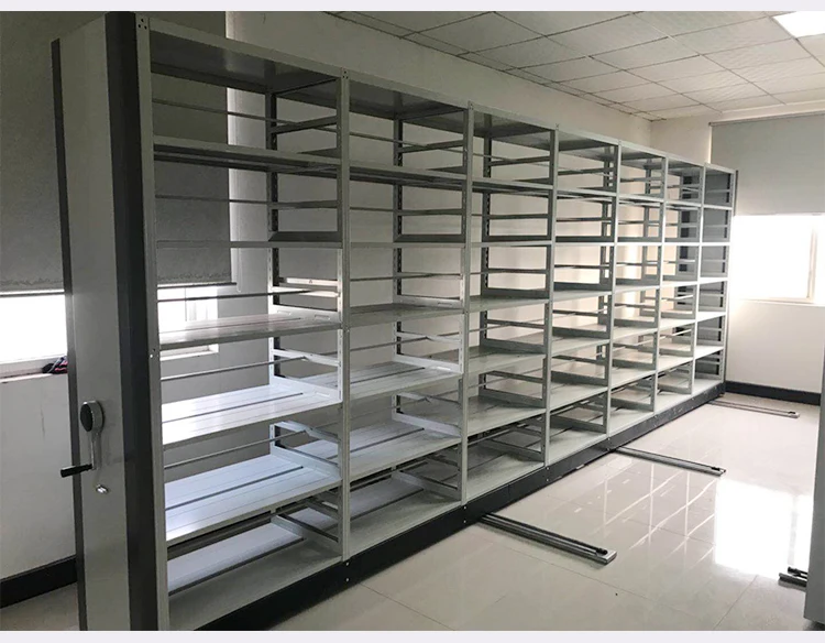 China IYANEN Office Manual Mass Shelves School Library Steel Movable ...