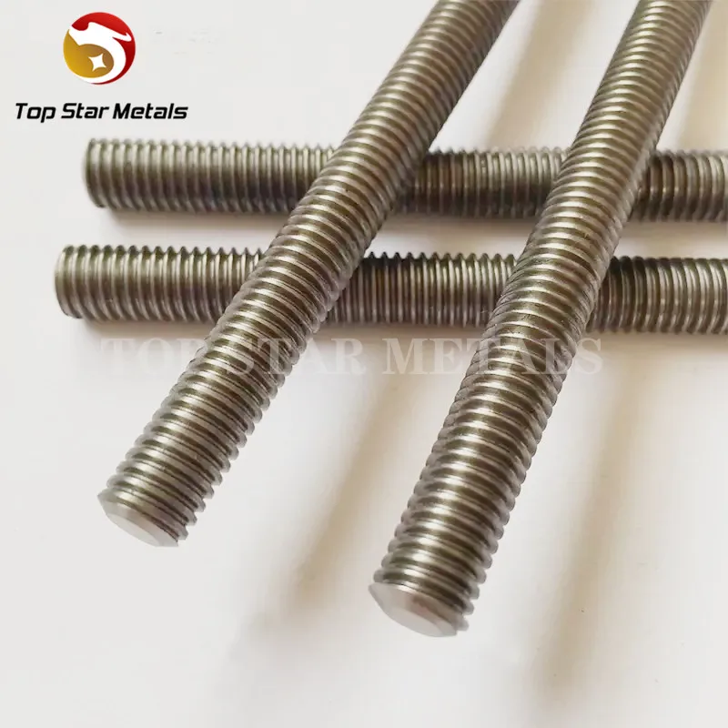 M4 M5 M6 M8 M10 M12 Pure Titanium Thread Rod - Buy Pure Titanium Thread ...