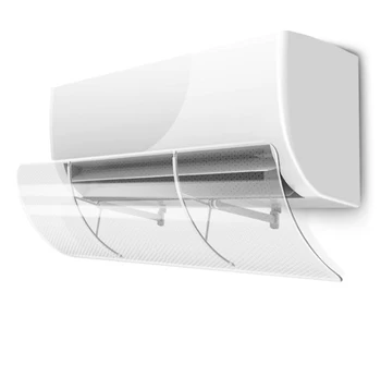 Air Conditioner Wind Deflector Baffle Direct Blowing Retractable Shield ...