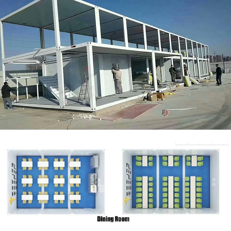 Ups New Design Uganda 4 Bedroom Container Houses 2 Story Duplex ...