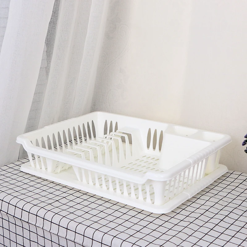 Plastic Dish Draining Rack Simple Dish Drainer Kitchen Dish Draining ...