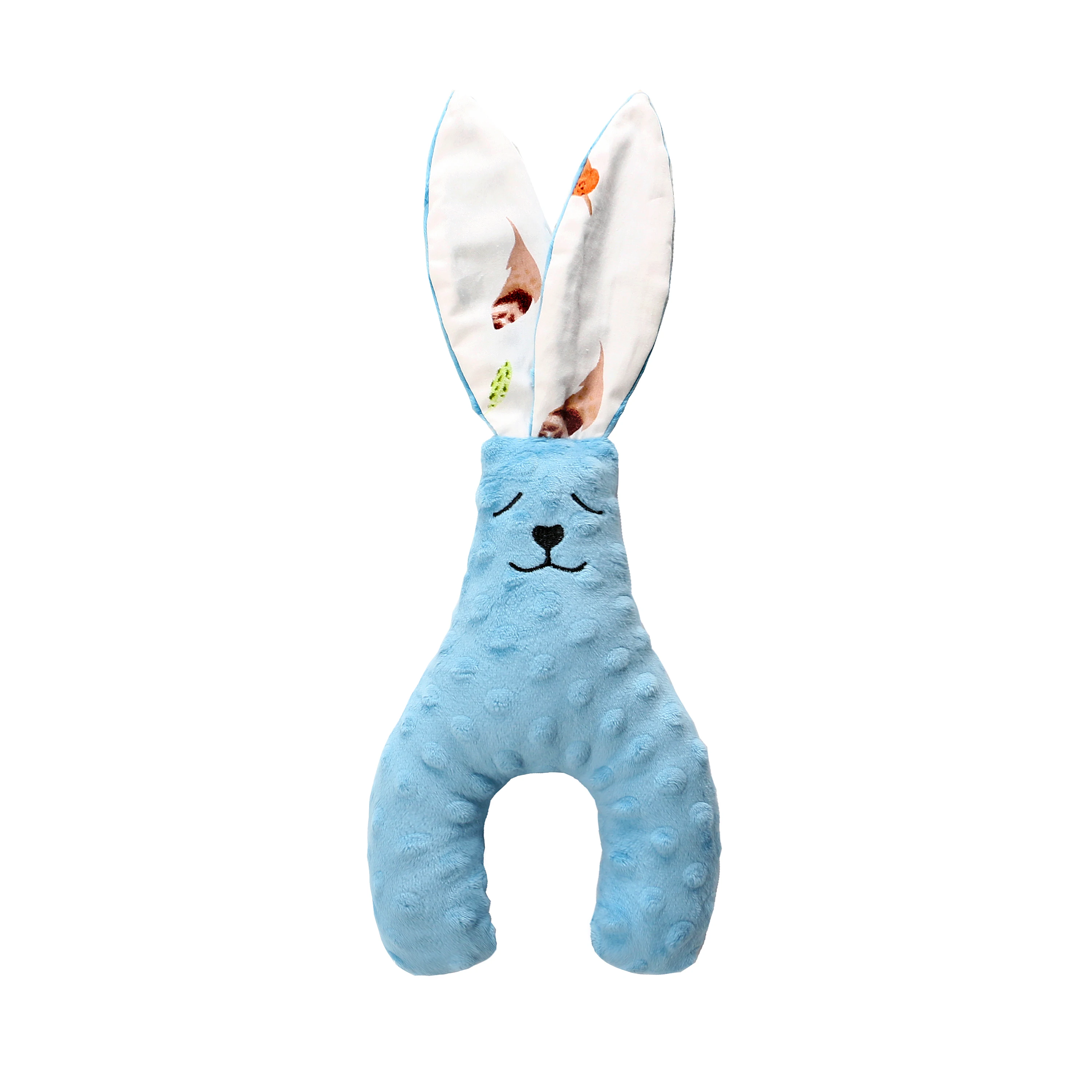 Minky Bunny Faux Down Toddler Stuffed Animal Plush Lovey Calming ...