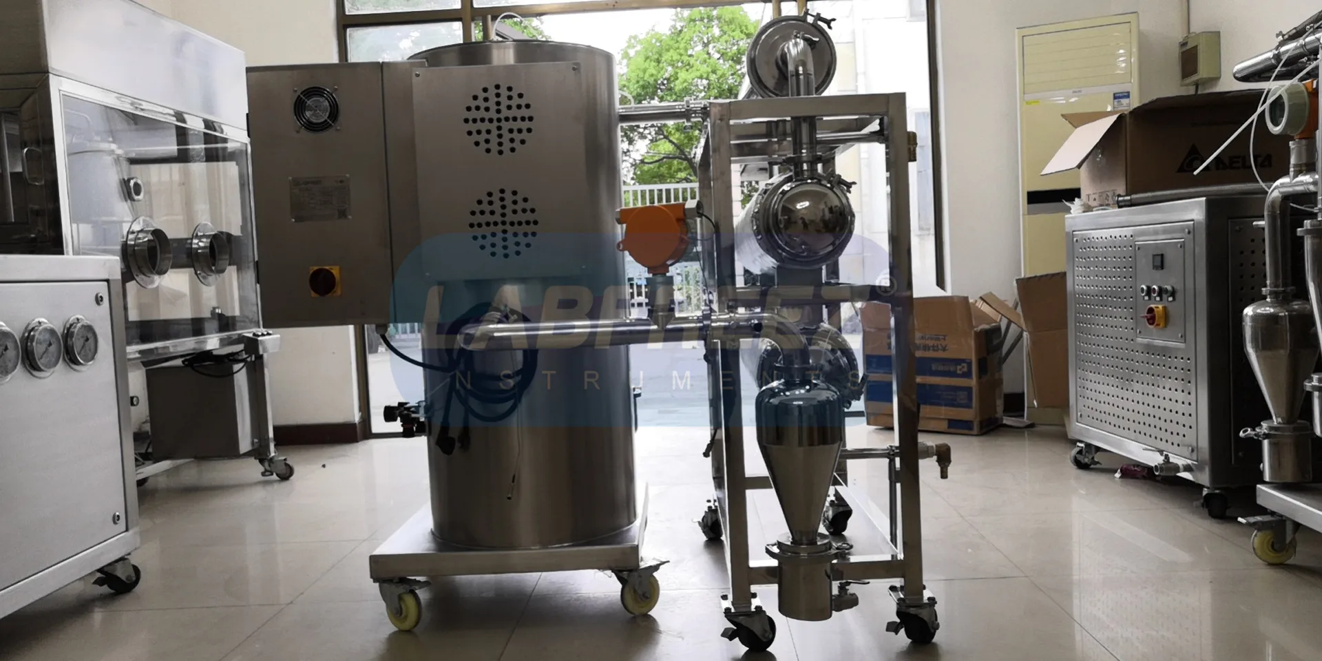Inert Loop Spray Dryer with Nitrogen Circulation for Solvents