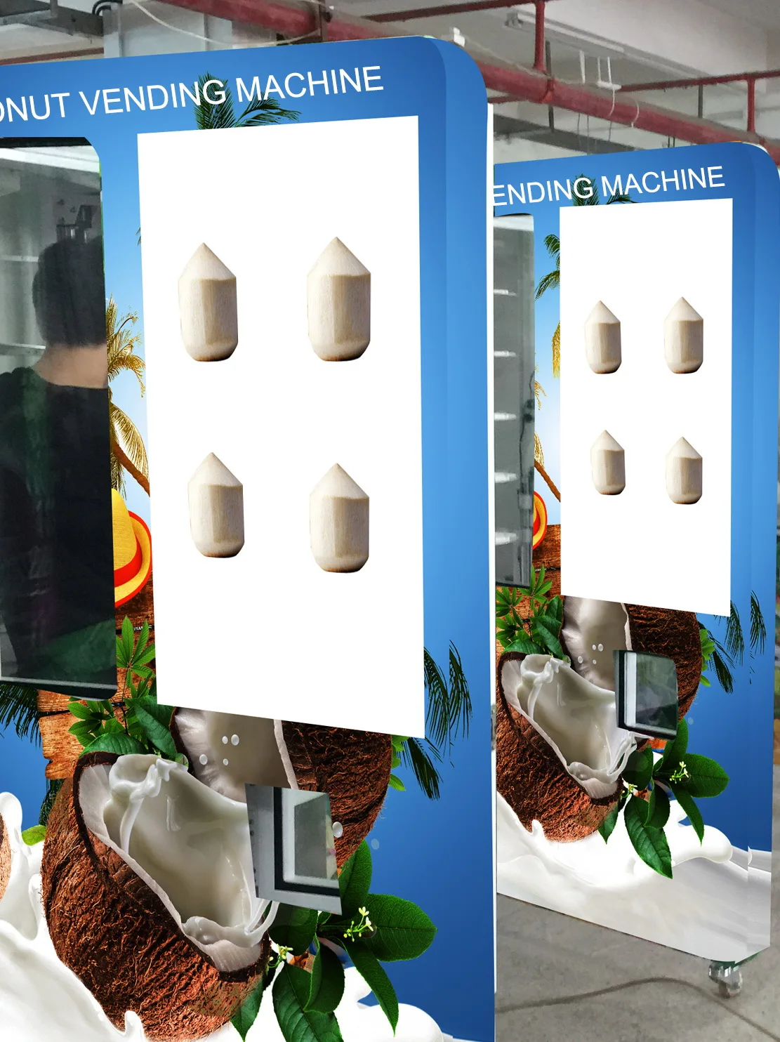 Multifunctional Indoor Commercial Robot Arm - Coconut Vending Machine