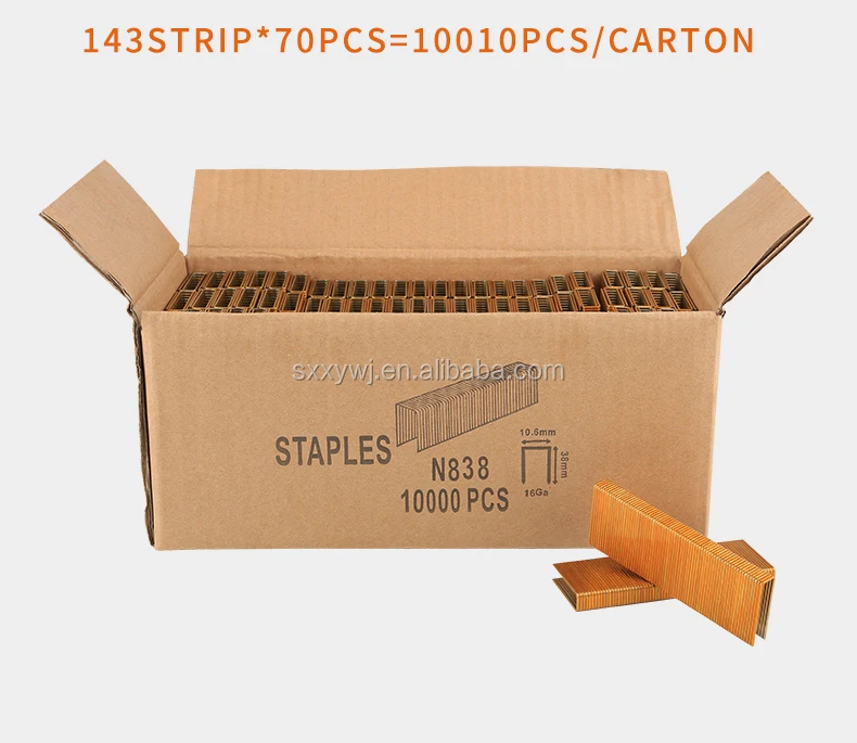 Xinyi 16 Gauge N Staples N/100 Series Staple For Upholstery Industrial ...