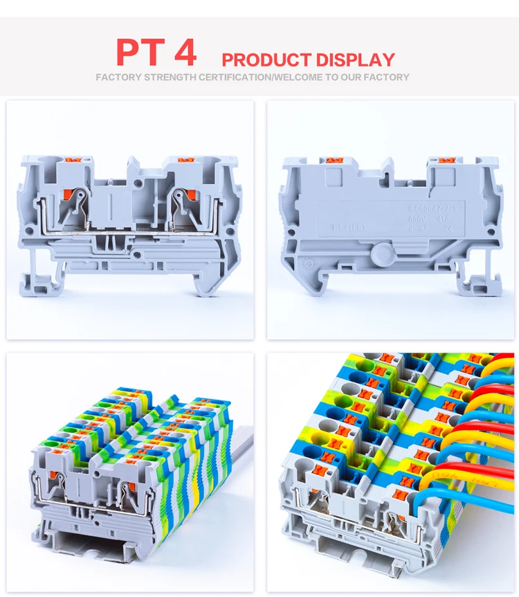 PT4 Quick Wiring Arrangement - Spring Terminal Blocks