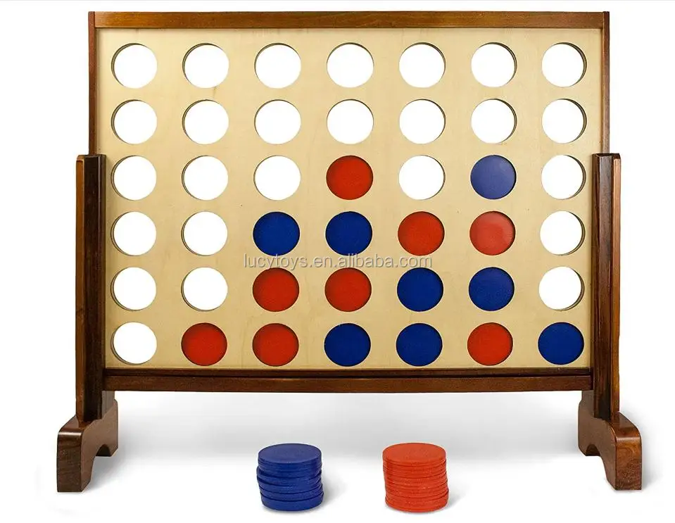 Custom Giant Connect 4 Outdoor Toy From Factory Wooden Outdoor Giant 4 ...