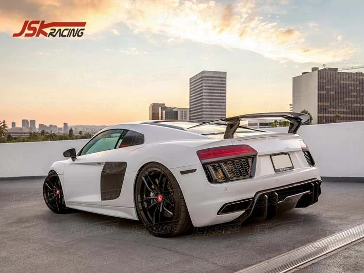 V~rsteiner Style Carbon Fiber Rear Spoiler For 2016-2018 Audi R8 - Buy ...