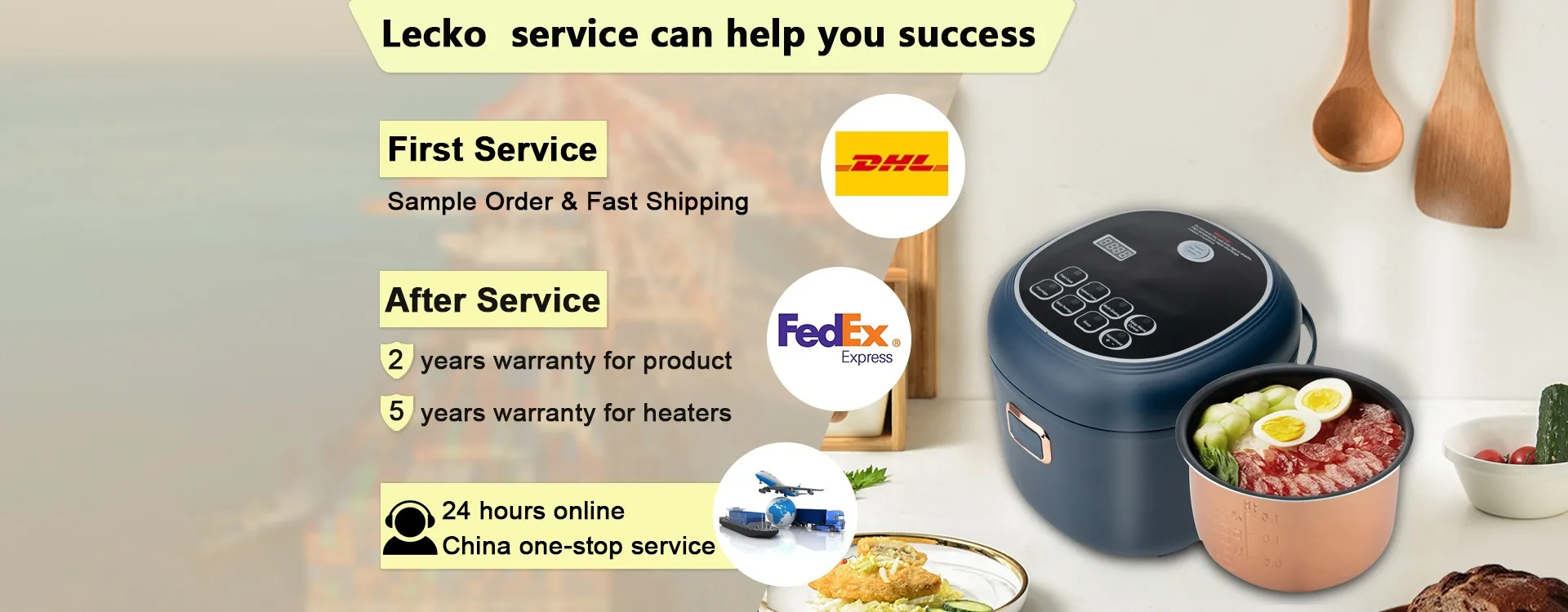 Guangzhou Lecko Smart Houseware Co., Ltd. - Air Fryer, Rice Cooker