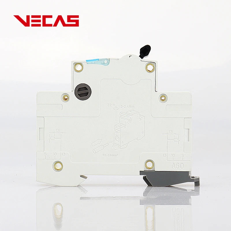 Vecas Mcb A60 1p 25 Years Professional Manufacturer Miniature Circuit Breaker 6,10,16,20,25,32 ...