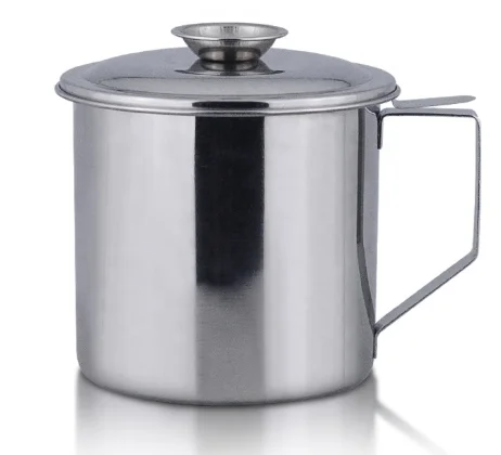 Stainless Steel Grease Container - Efficient Oil Storage