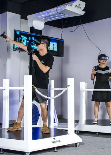 Easy To Operate Double Players Vr Space Vr Running Platform Simulator ...