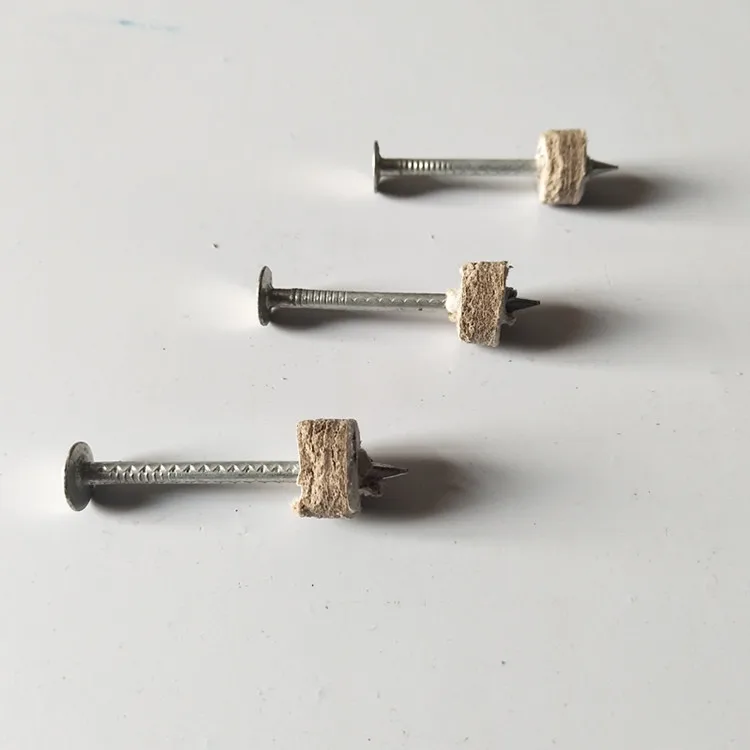 Silver Electro Galvanized Furring Nails With Wad - 1-1/2" & 1-3/4 ...