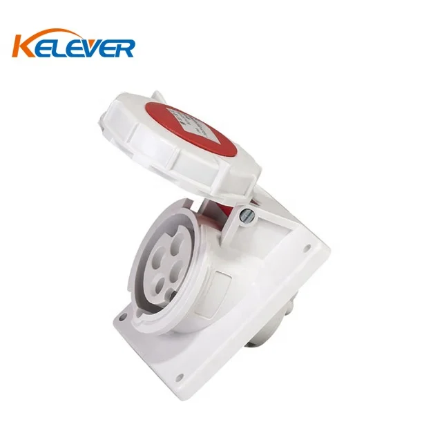 3pin 32a Ceeform International Standard Ac Panel Mount Power Socket ...