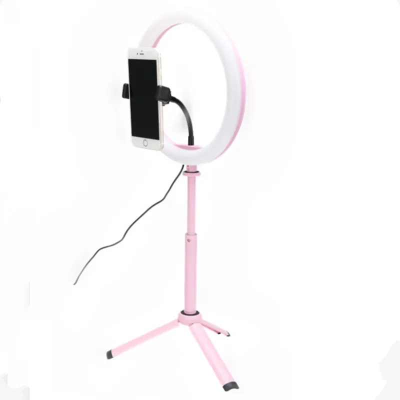 Weifeng 10inch Led Ring Light With Tripod Mini Table Lamp Ring Light ...