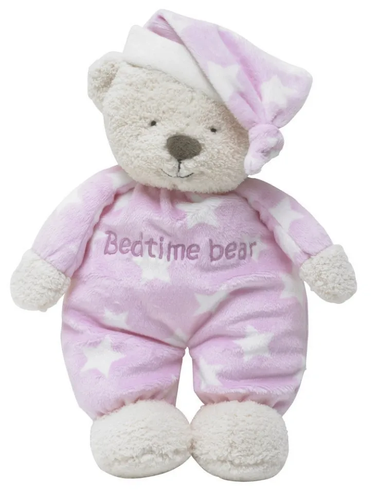 Bedtime Bear Comforter Teddy Bear Plush Toy Baby Comforter Soft Toys ...