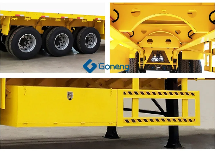 Lowboy Trailer - Low Bed Drop Deck Semi Trailer Specification