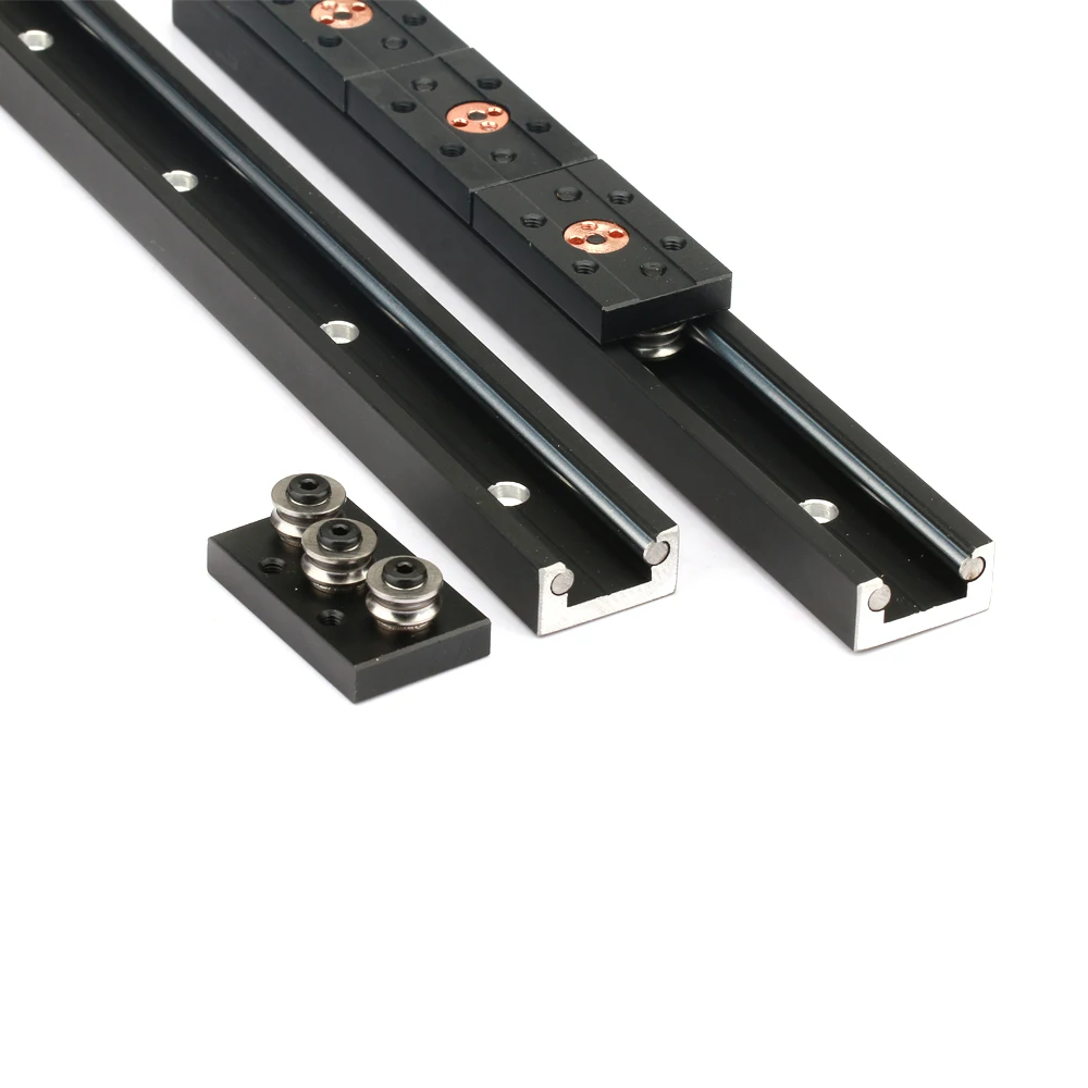 Dual-shaft Linear Guide Rail SGR20 3 4 5 Wheels Bearing