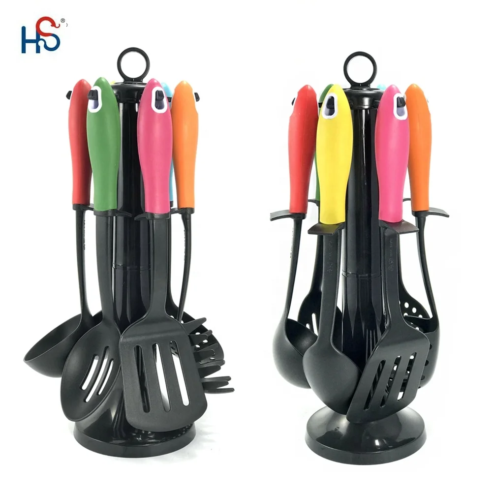 Colorful European Cookware High Quality Kitchen Cooking Tool Set Nylon ...